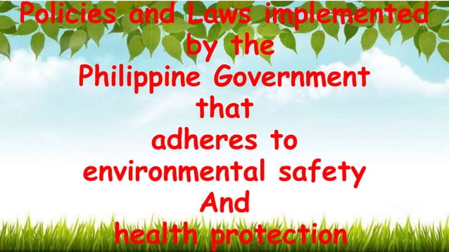 WEEK 5 Prevention and Management of Environmental Health Issues.pptx ...