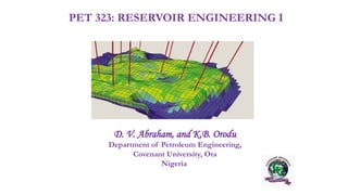 Basic Introduction to Reservoir Engineering d | PPTX