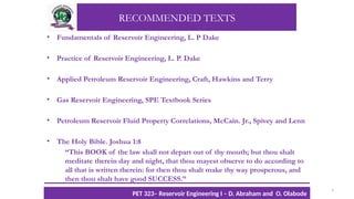 Basic Introduction to Reservoir Engineering d | PPTX