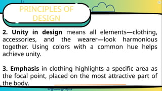 EXPLAIN THE ELEMENTS AND PRINCIPLES OF DESIGN IN GARMENT CONSTRUCTION ...