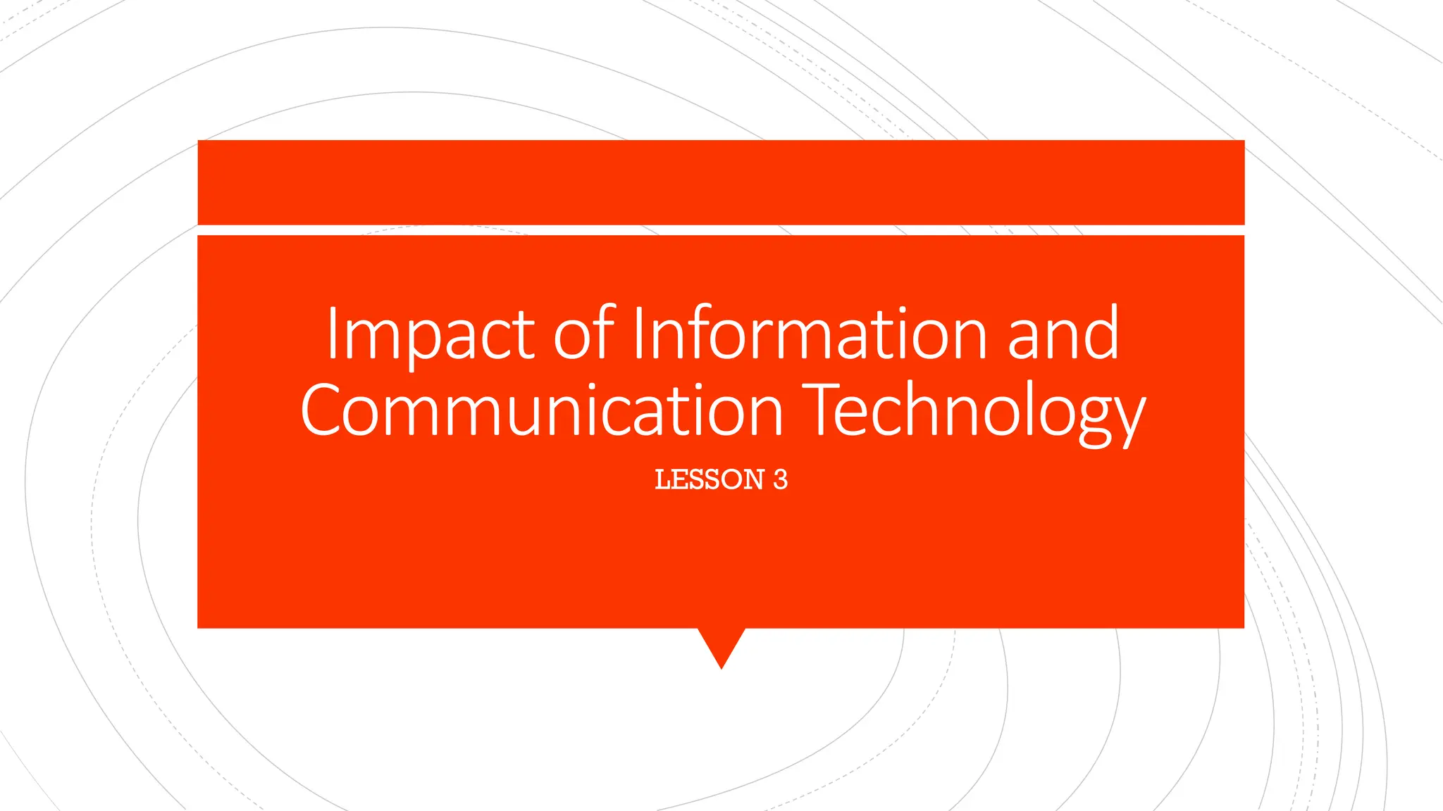 Information and Communication Technology Sample PPT | PPT