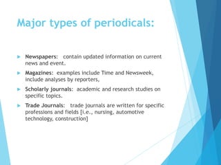 Week5 6 periodicaltypes | PPT