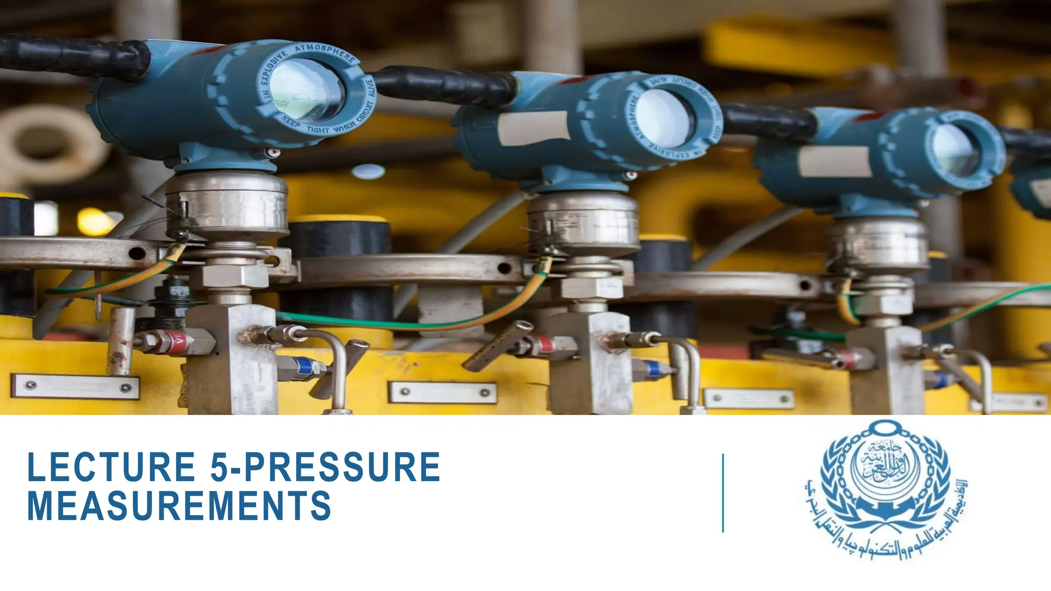 week 5-6 Pressure measurement devices lecture | PPTX