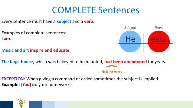 common sentence errors