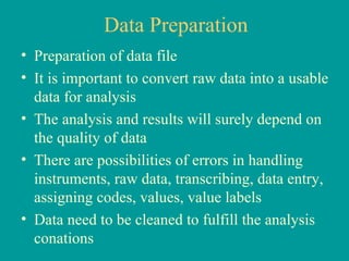 Business Research Methods. data collection preparation and analysis | PPT