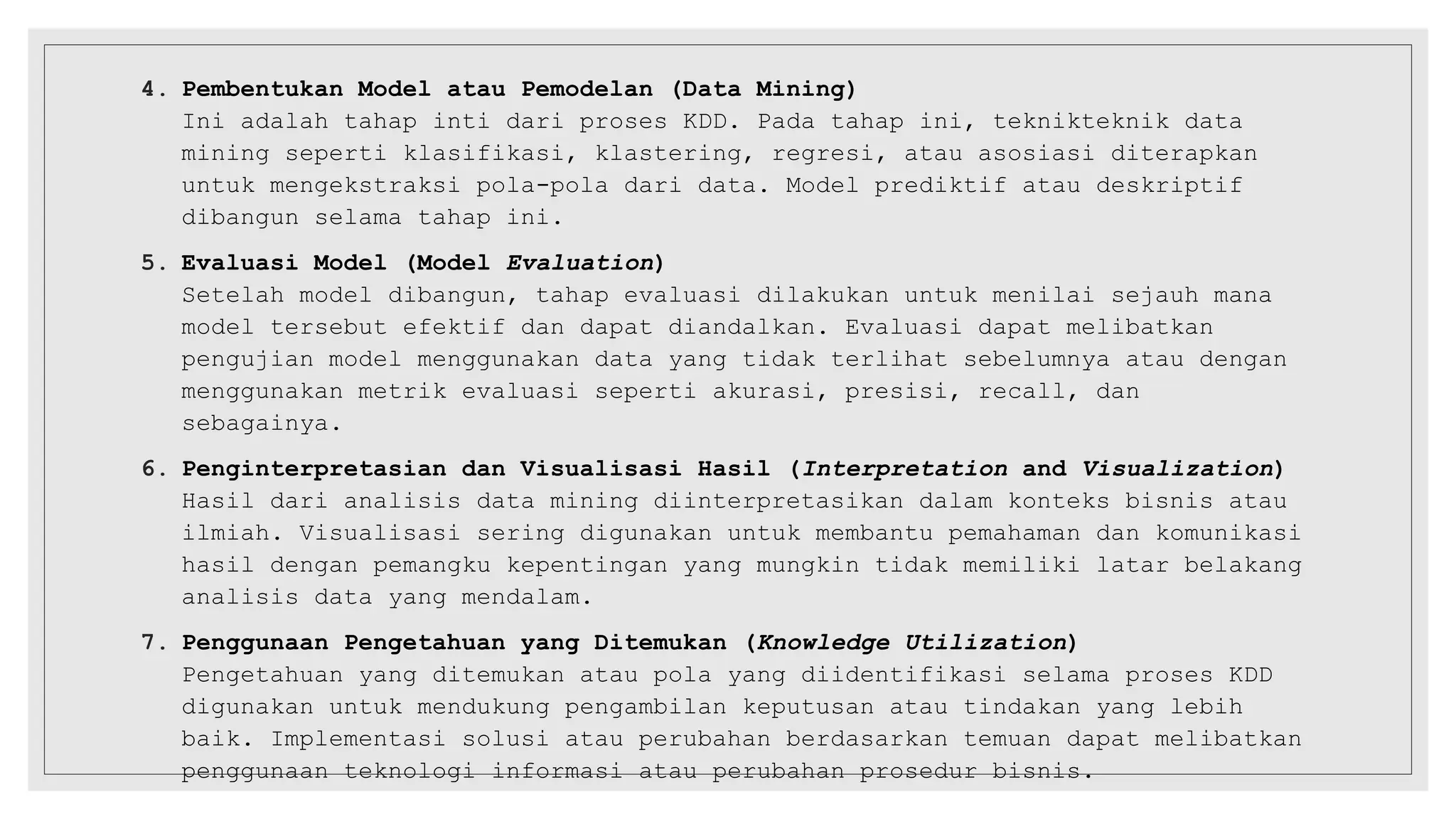 minggu ke 5 data mining dan kdd oke sipp | PPTX