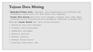 minggu ke 5 data mining dan kdd oke sipp | PPTX