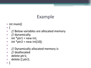 Dynamic Memory & Linked Lists | PPT