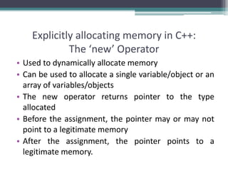 Dynamic Memory & Linked Lists | PPT