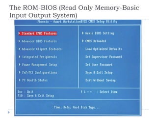 Week5 hardware - system unit | PPTX | Operating Systems | Computer Software and Applications