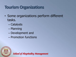 TSM 101 how tourism is organized | PPT