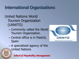 TSM 101 how tourism is organized | PPTX