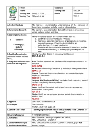 WEEK5 - Identifying Important Details in Expository Texta Listened to ...