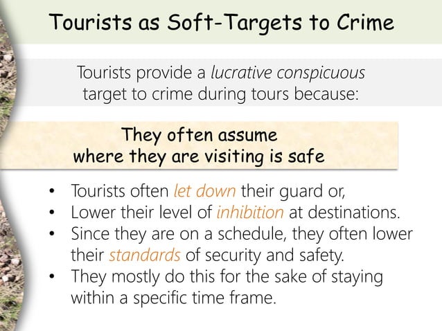 Tourist Security and the Role of the Tour Guide | PDF | Crime & Harmful ...