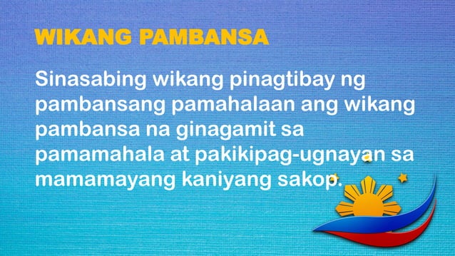 WEEK 5- Wikang pambansa at wikang Opisyal.pdf