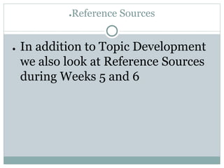 Week56 reference sources | PPTX