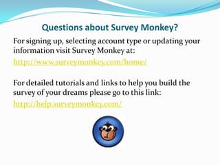 Survey Monkey: Best Practices Survey Design | PPT