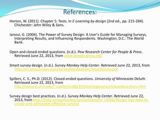 Survey Monkey: Best Practices Survey Design | PPTX