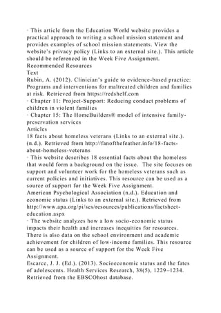 Week 5 Assignment Group At Risk Specialization Mind MapThis assi.docx