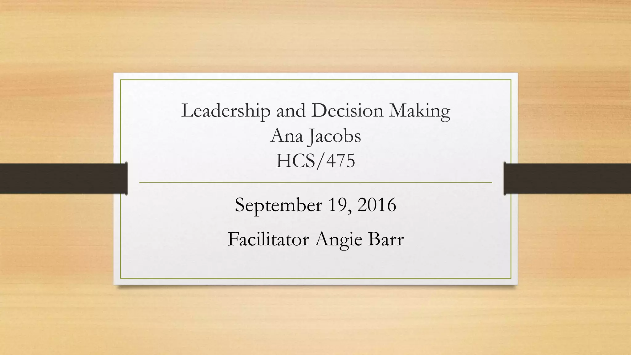 Week 5 assignment hcs475 powerpoint presentation1 | PPTX | Resume Writing and Advice | Job Search