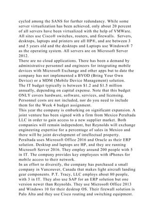 Week 5 Assignment InstructionsIntermediate Strategic IS Plan.docx