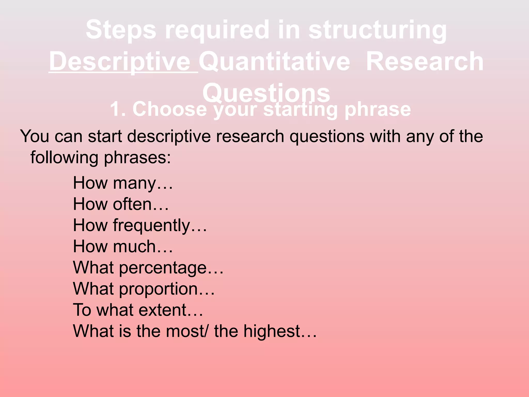 Week5b writing research questions | PPT