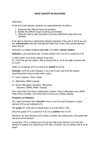 Week 5 ( basic concept of relation ) | DOCX