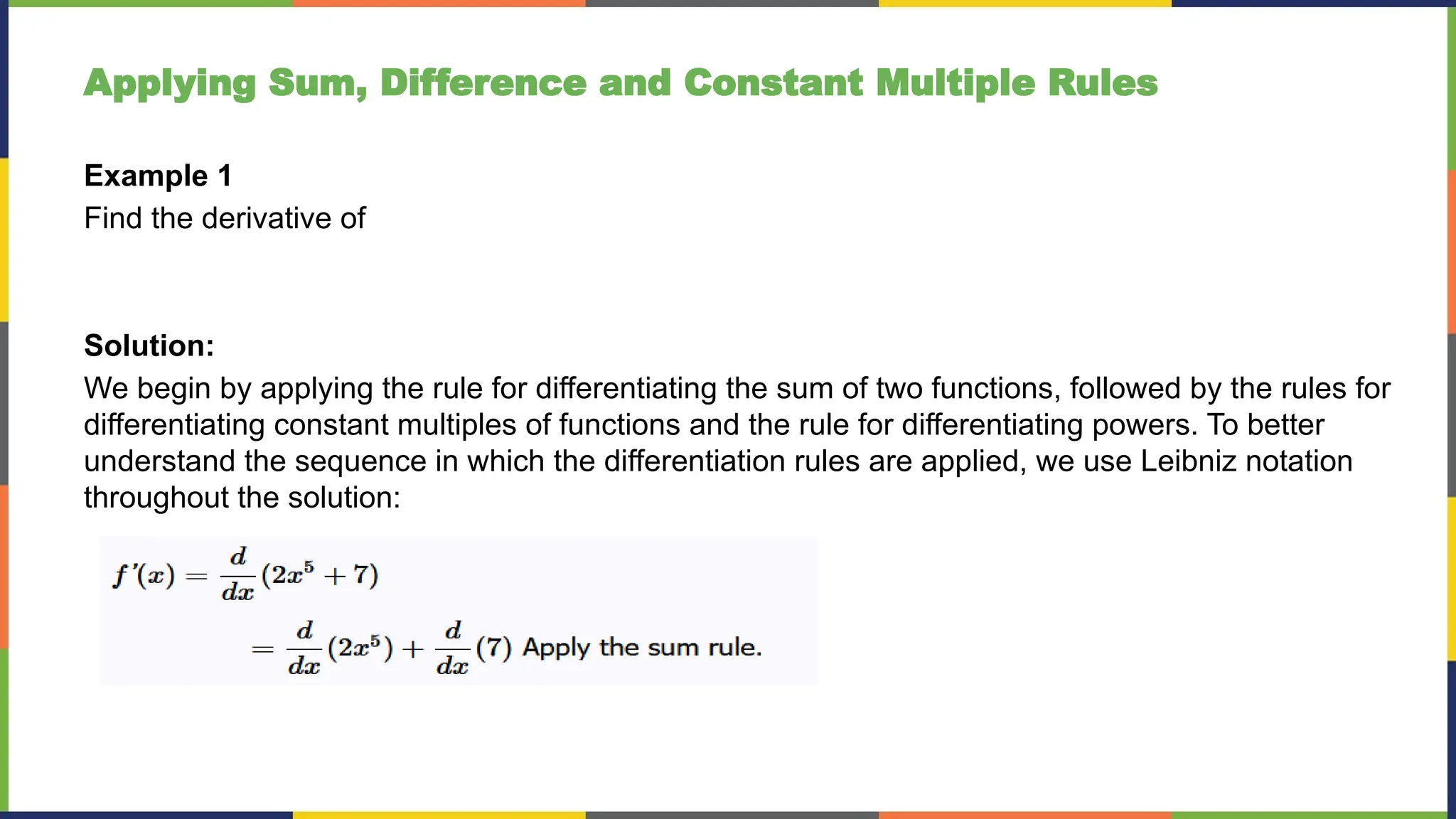 Week 5 Calculus 1 - Differentiation Rules.pptx