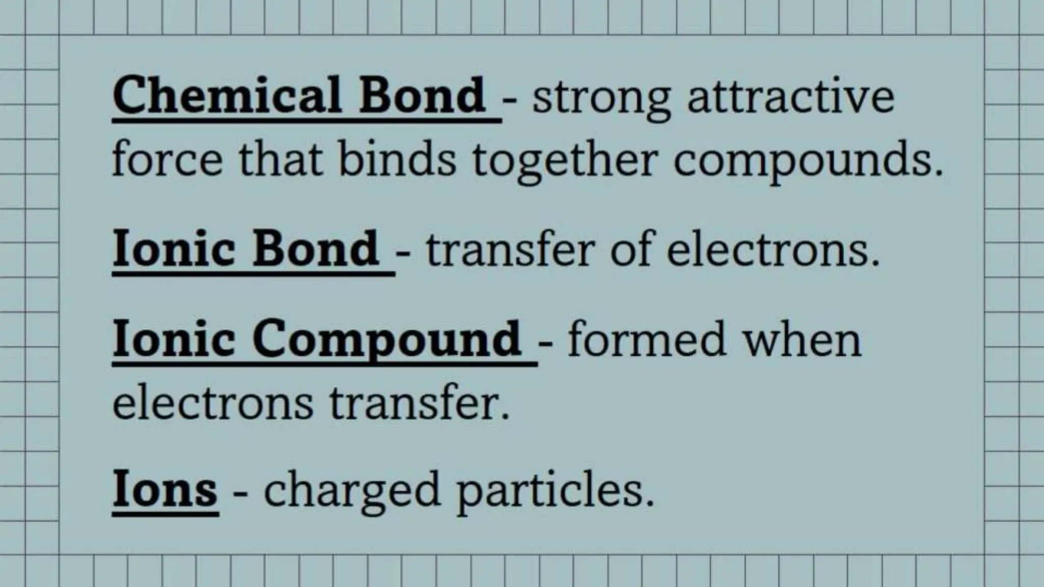 W5 CHEMISTRY 9 (CHEMICAL BONDING) .pptx