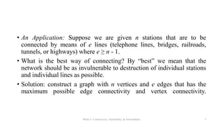Graph Theory: Connectivity & Isomorphism | PDF