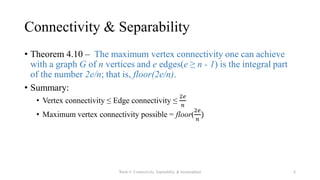 Graph Theory: Connectivity & Isomorphism | PDF