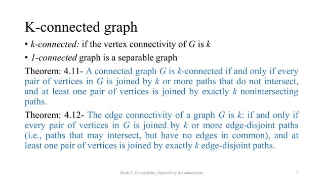 Graph Theory: Connectivity & Isomorphism | PDF | Maps & Navigation
