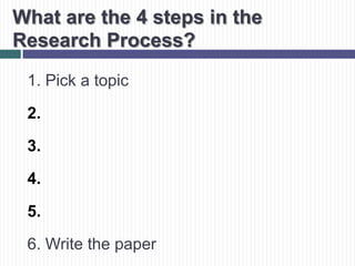 Navigating the Research Databases | PPTX