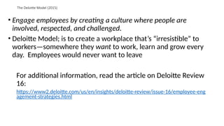 Employee Engagement Models and theories. | PPTX