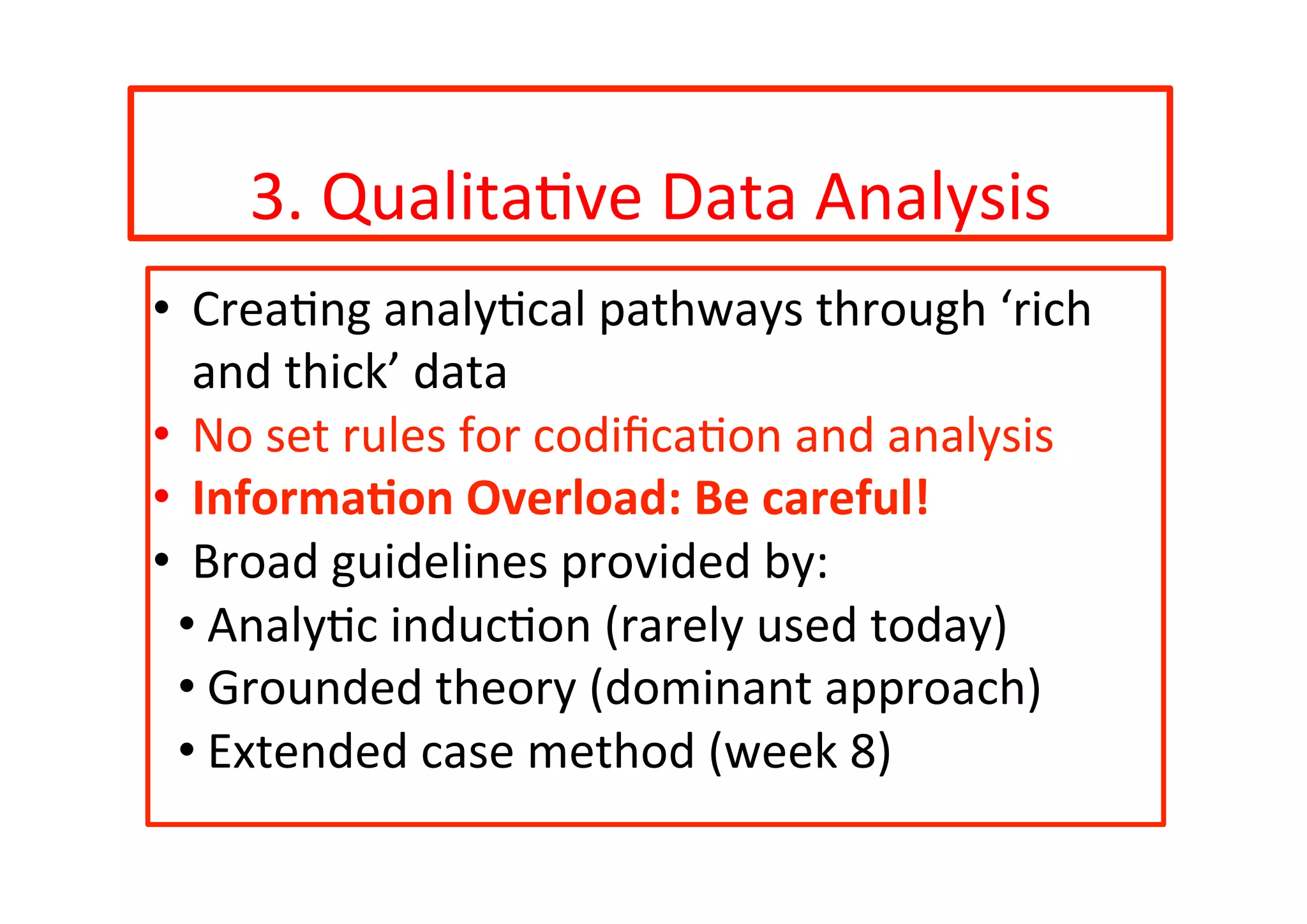 ETHNOGRAPHY II: Data Analysis & Writing Ethnography | PDF