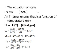 Week 5 lecture.pptx ideal gas are known to | PPT