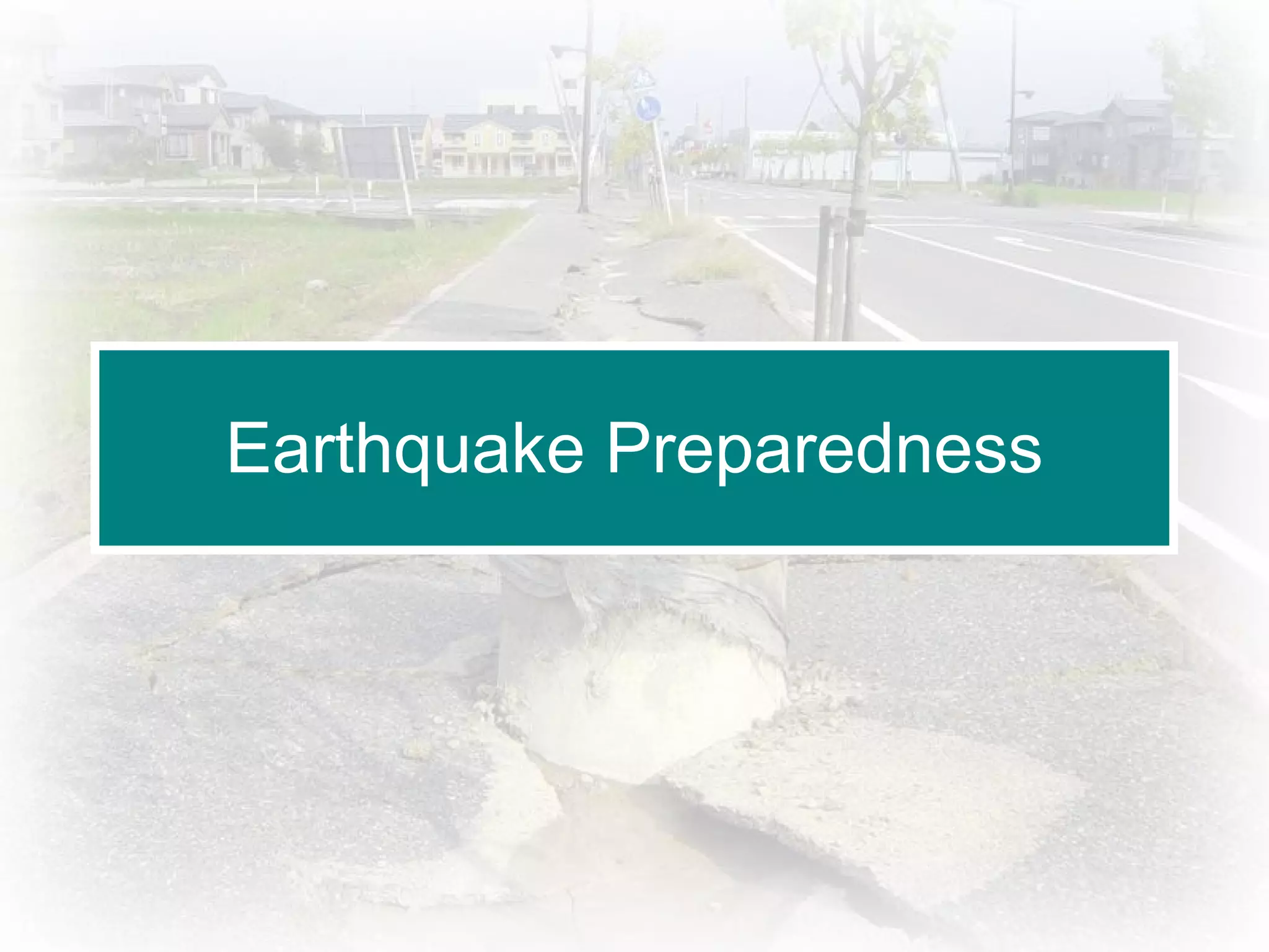 Earthquake Preparedness | PPT