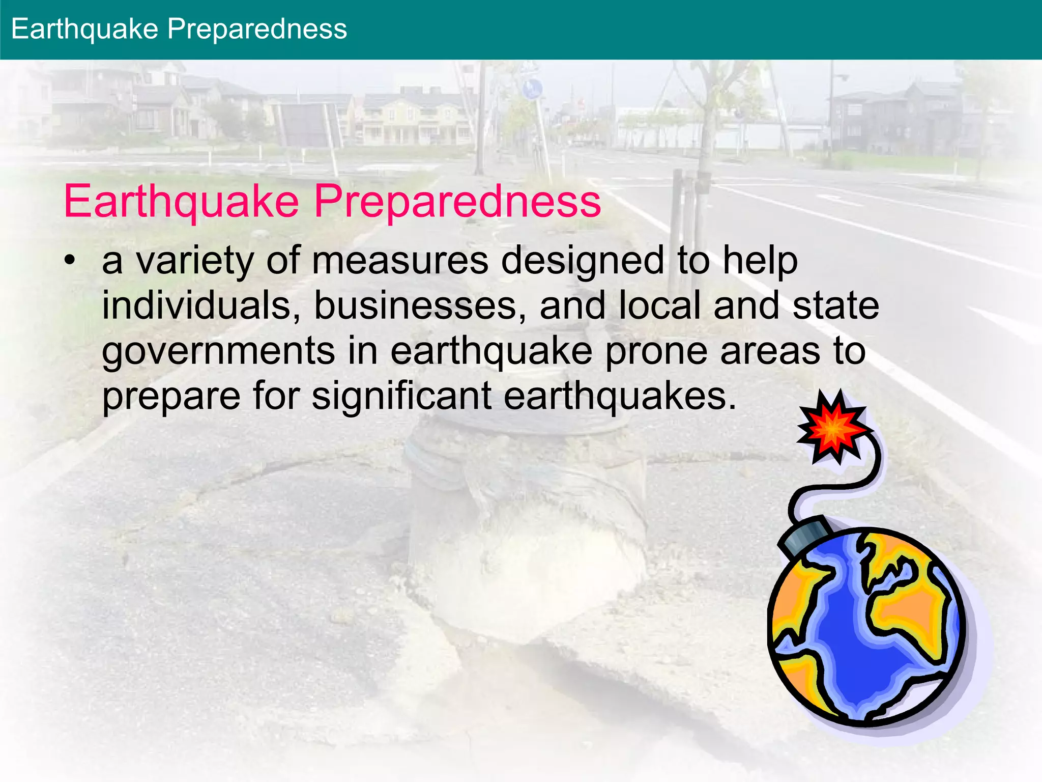 Earthquake Preparedness | PPT