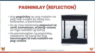 WEEK 5 Pagninilay sa mga Isyu ng Bayan Bilang Bahagi.pptx