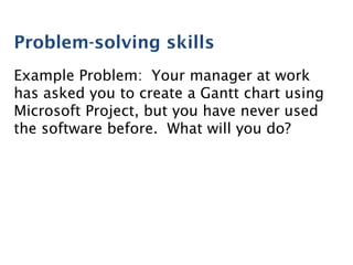 Week 5 Part 2: Academic Problem Solving 2015 (Bus) | PPT