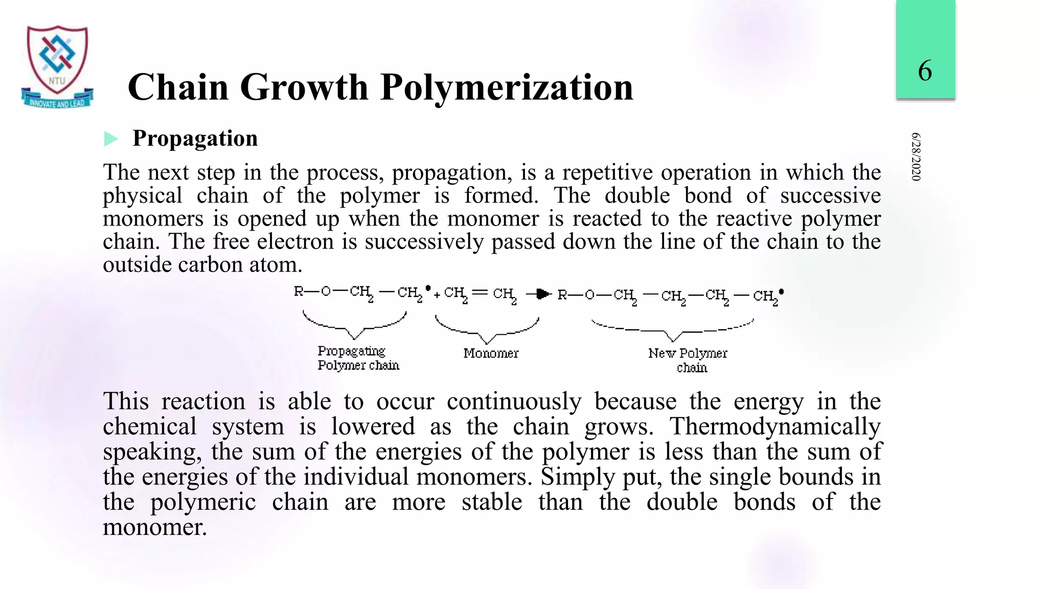 types of polymerization (Polymerization reaction | PPTX
