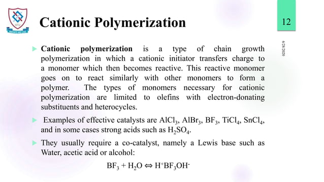 types of polymerization (Polymerization reaction | PPTX | Chemistry ...