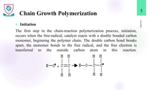 types of polymerization (Polymerization reaction | PPTX