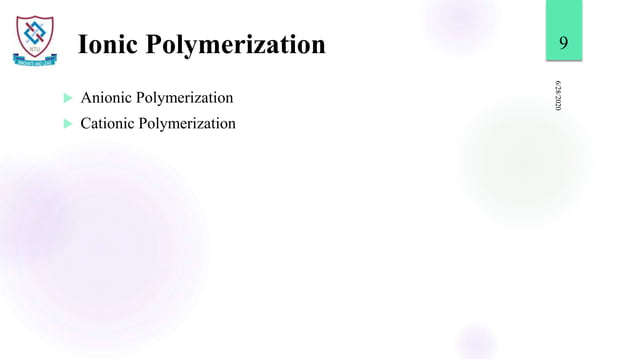 types of polymerization (Polymerization reaction | PPTX | Chemistry ...