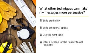 Week 5 Persuasive Messages_1 | PPT