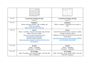 Week 5 planning | DOCX
