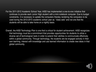 District Technology Implementation Plan | PDF | Professional School | Postgraduate Education