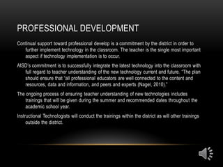 District Technology Implementation Plan | PDF | Professional School | Postgraduate Education