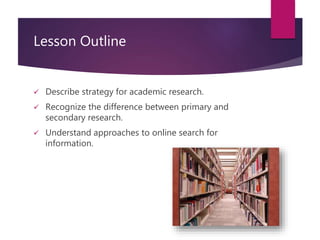 Week 5 Research and Information Literacy | PPT