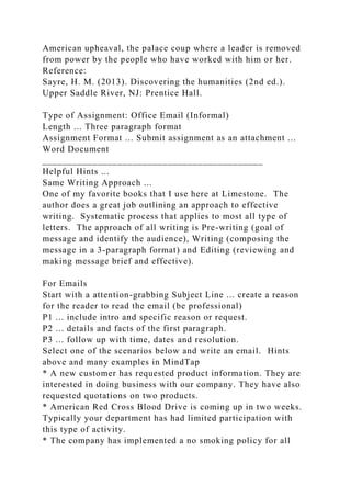 Week 5 Roots of RevolutionConsider the role of revolution in go.docx